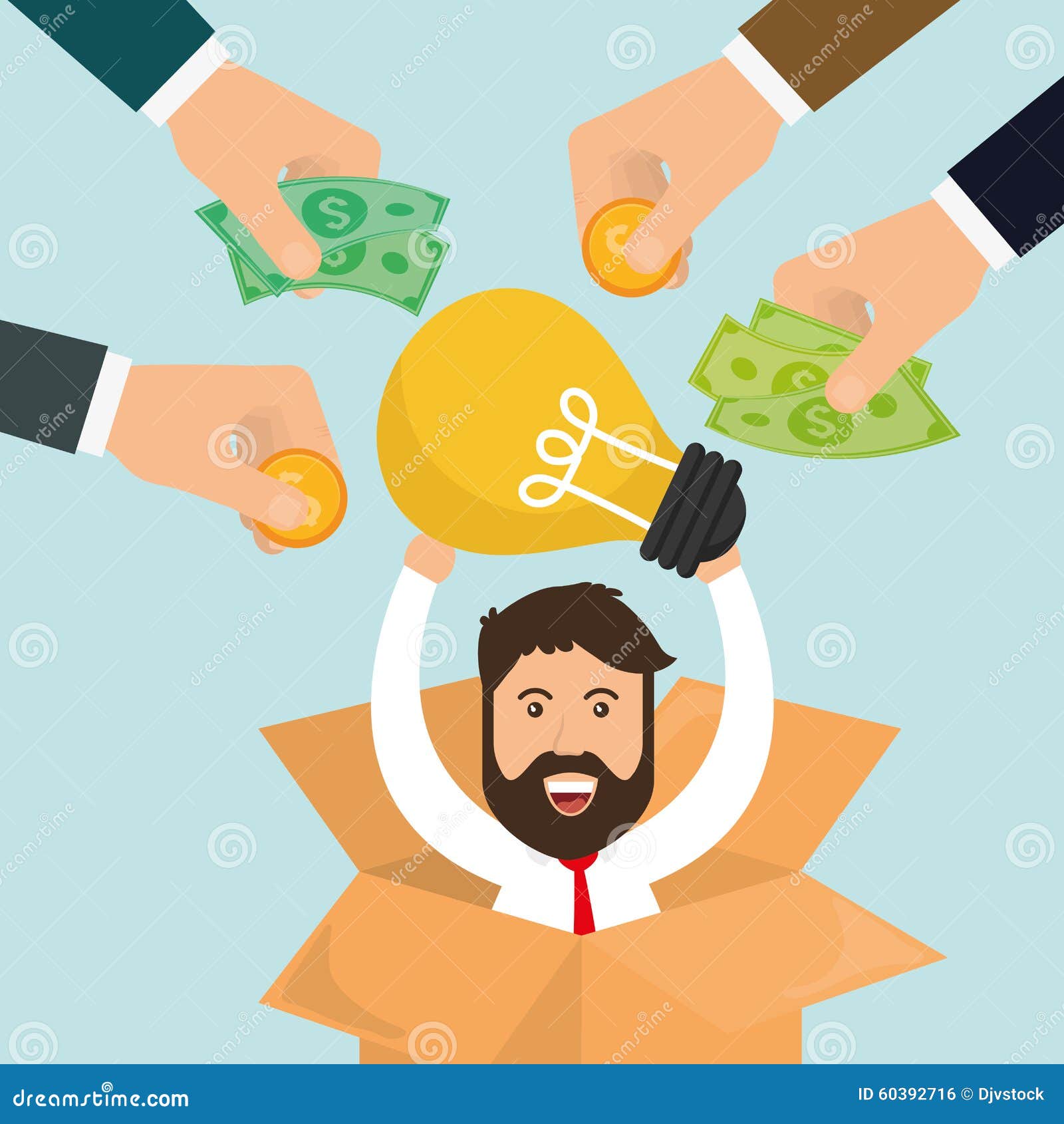Business investors stock vector. Illustration of earning - 60392716