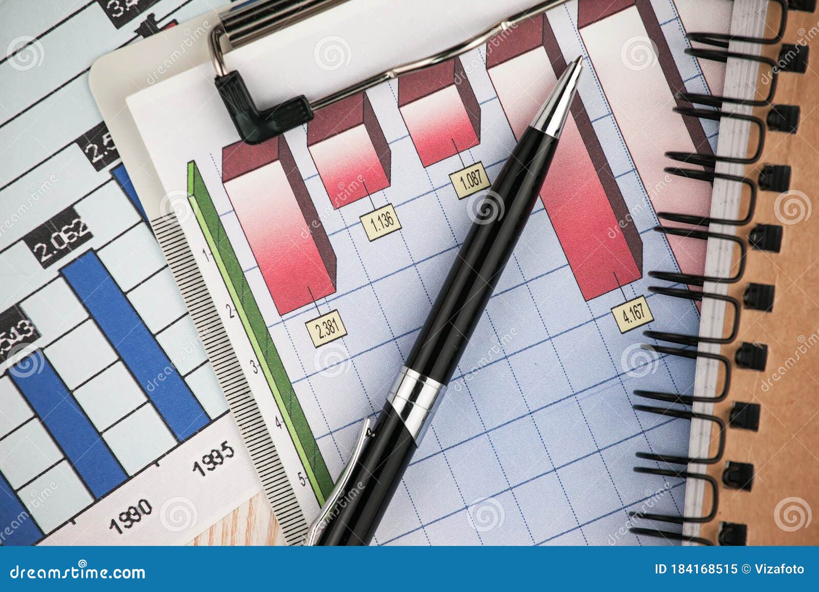 Items for Doing Business in the Office on the Table Stock Image - Image ...