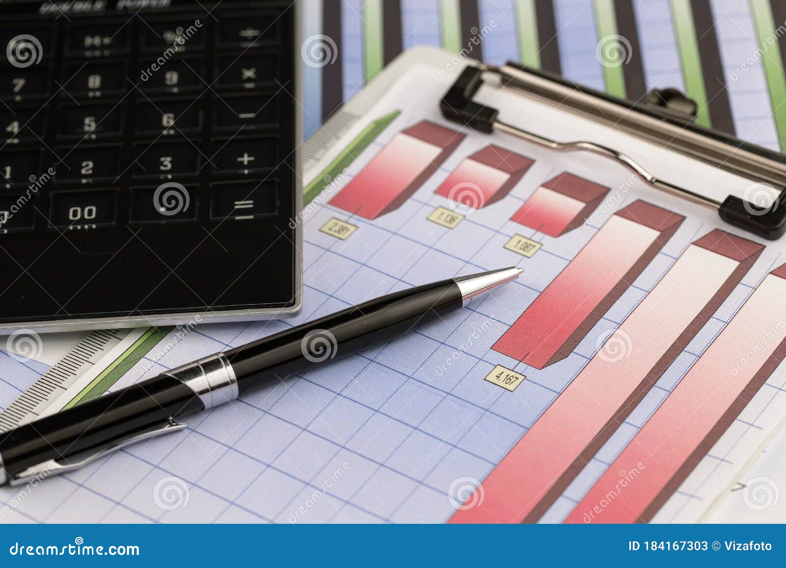 Items for Doing Business in the Office on the Table Stock Image - Image ...