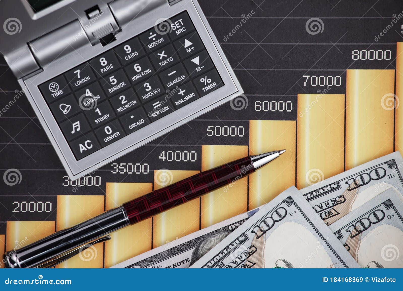 Items for Doing Business in the Office on the Table Stock Image - Image ...