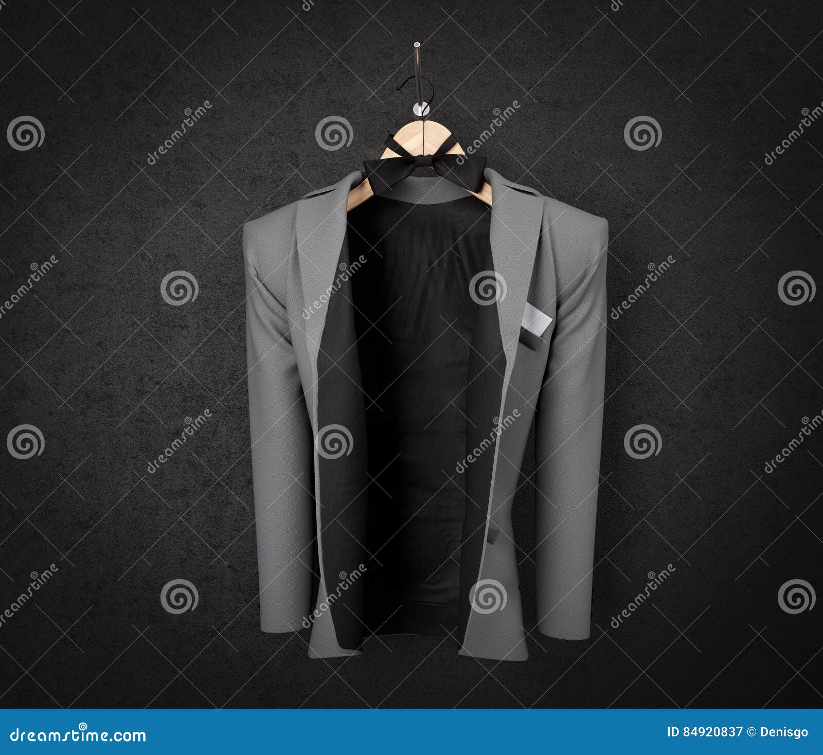 Business Jacket Flat Sketch. Office Blazer Apparel Design. Front And ...