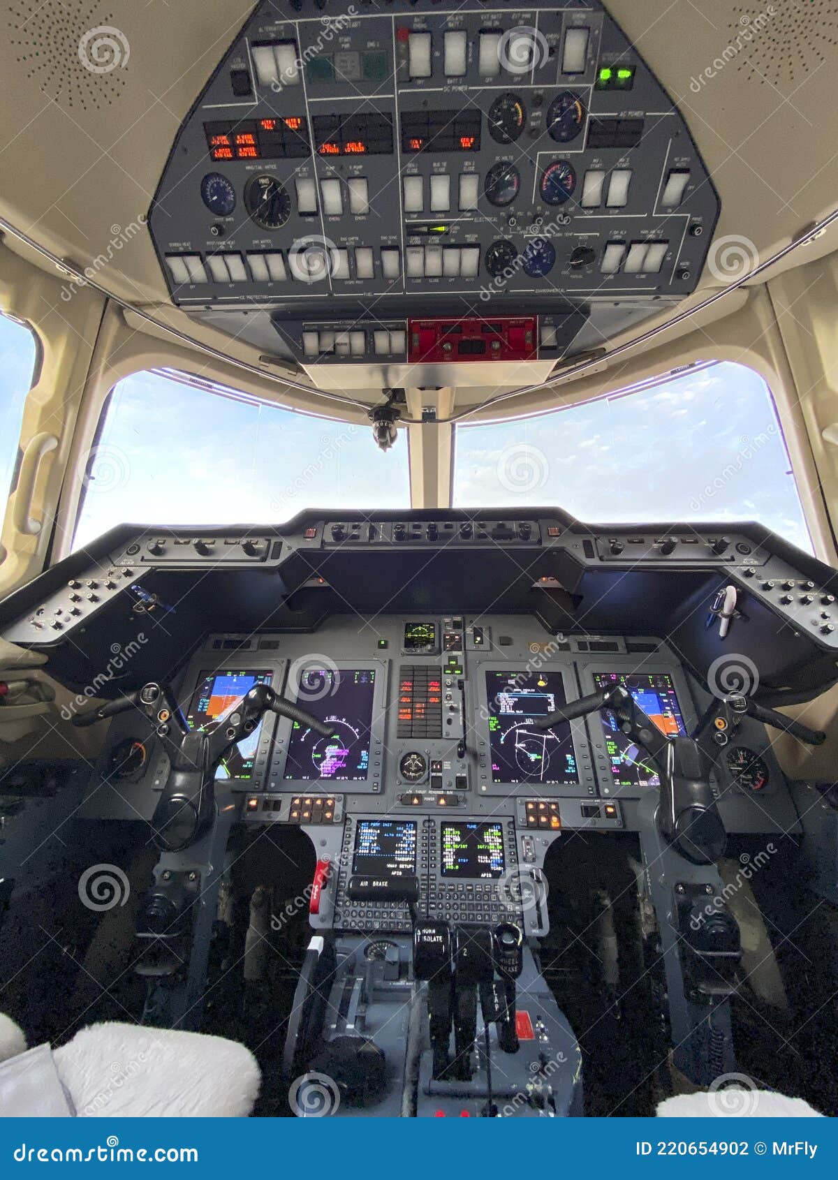 Business Jet Cockpit Stock Image | CartoonDealer.com #35507461