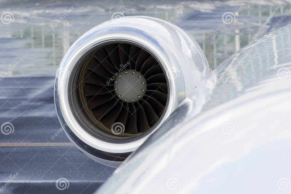 Business JET engine stock image. Image of civil, transportation - 17526701