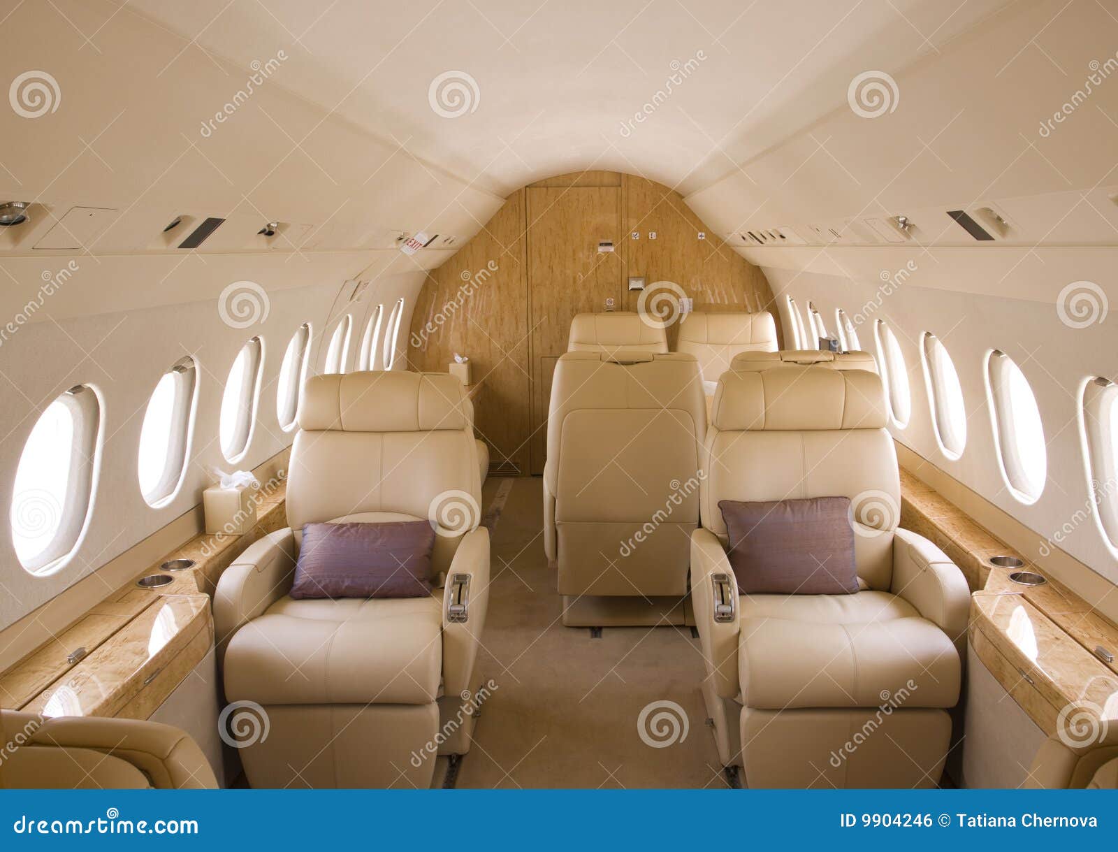 Business jet interior stock photo. Image of spacious, fuselage - 9904246
