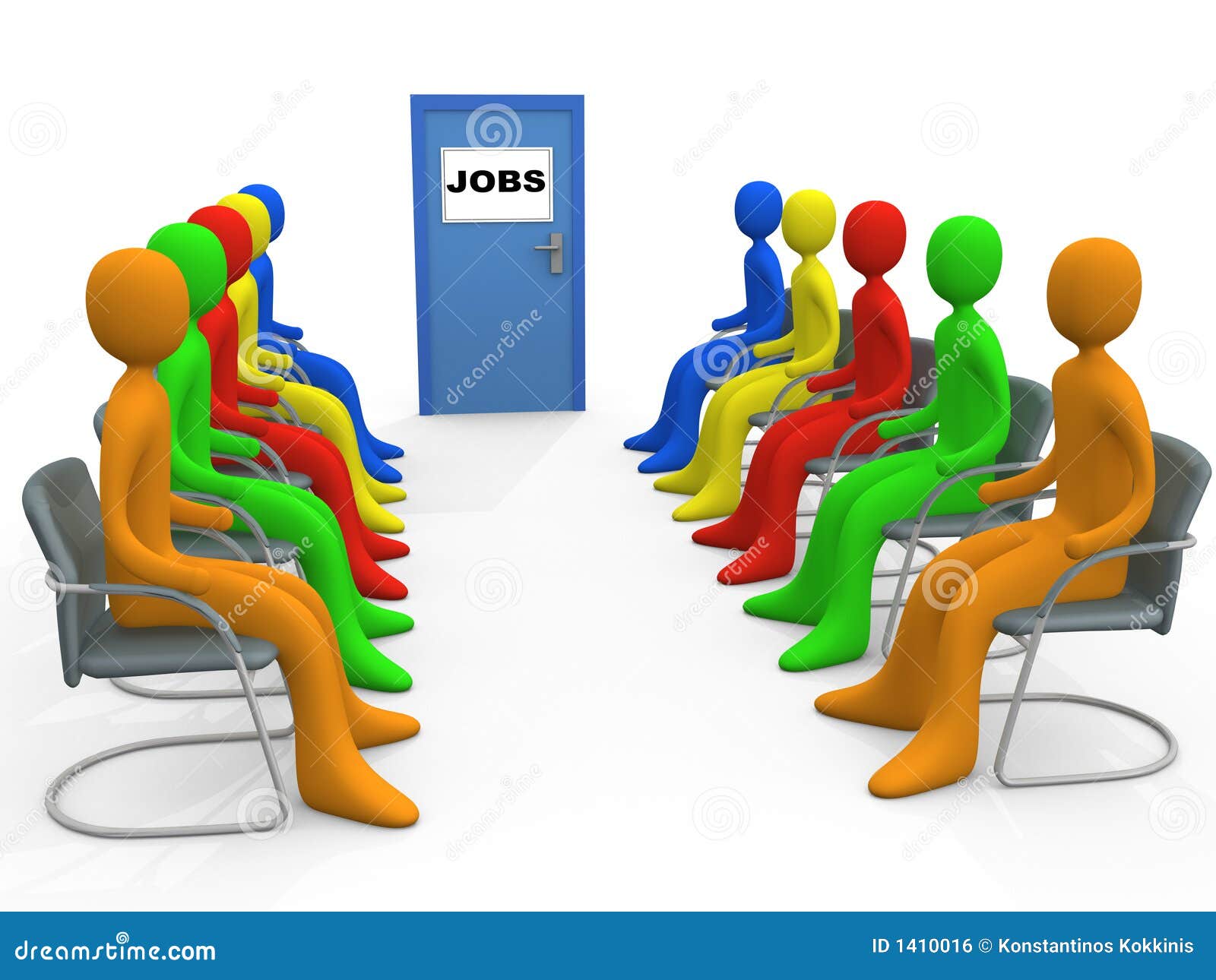 Business - Job Application stock illustration. Illustration of wait ...