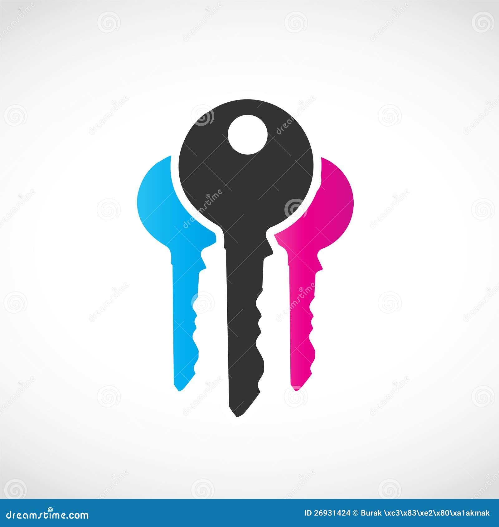 Business Key Logo stock vector. Illustration of logo - 26931424