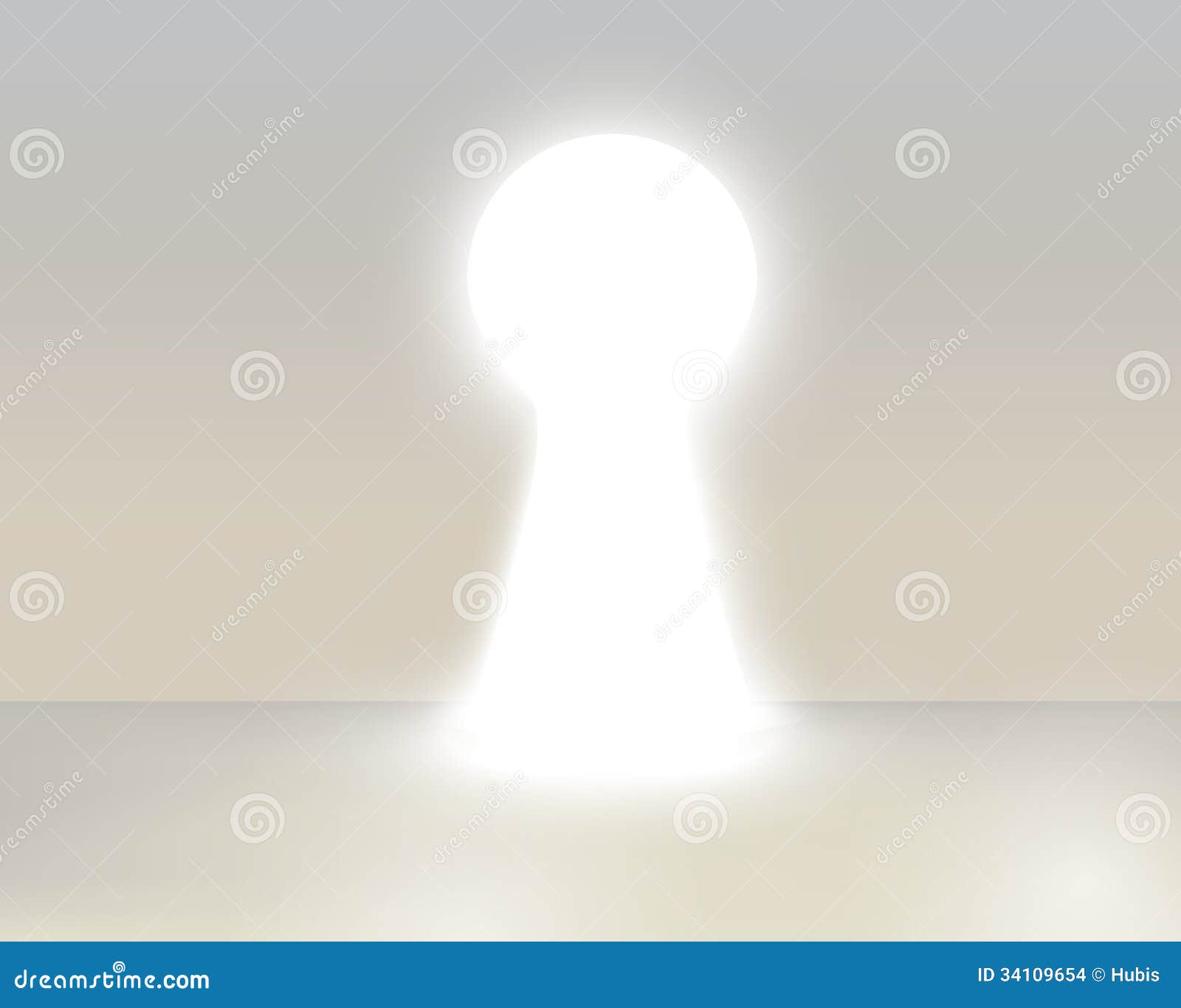 Keyhole White Poster Vector Stock Illustration | CartoonDealer.com ...