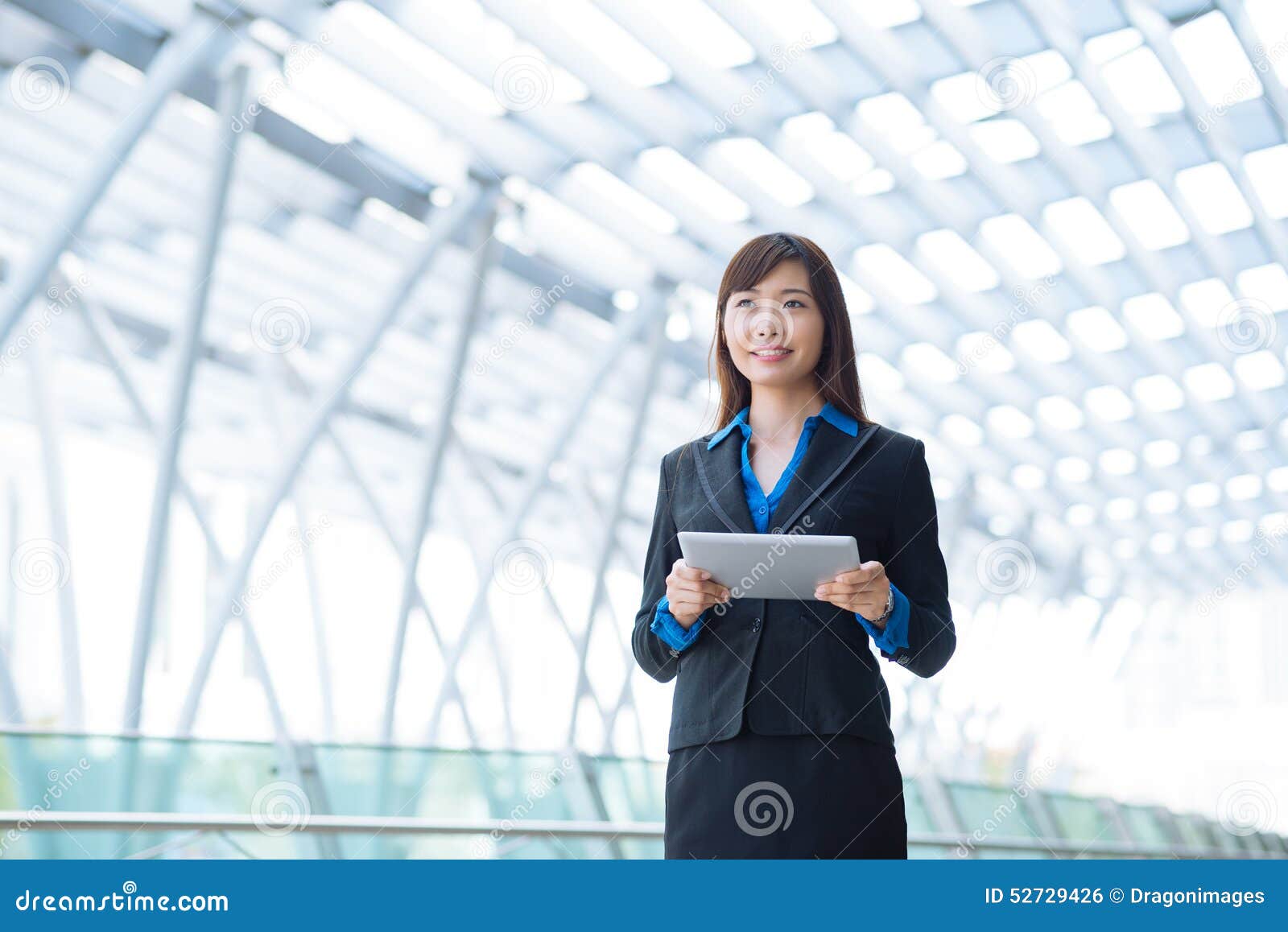 Business Lady with a Digital Tablet Stock Photo - Image of manager ...