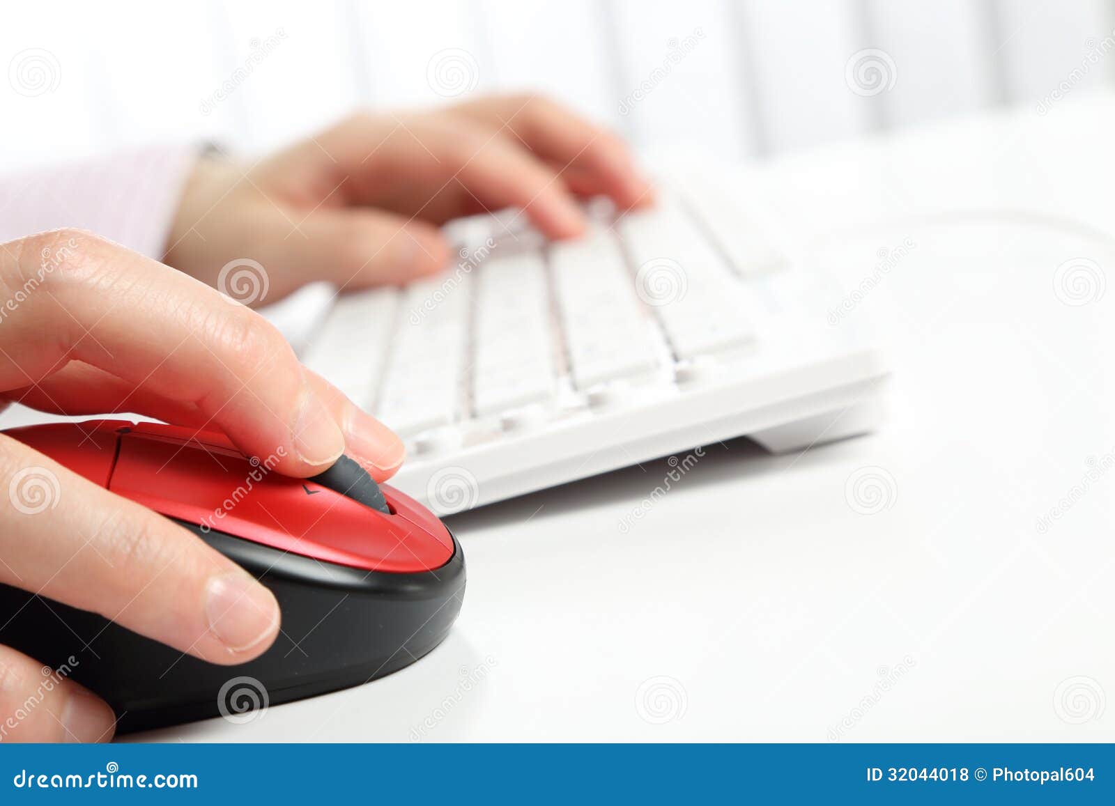 Business Lady Typing Keyboard Stock Photo - Image of communicate ...