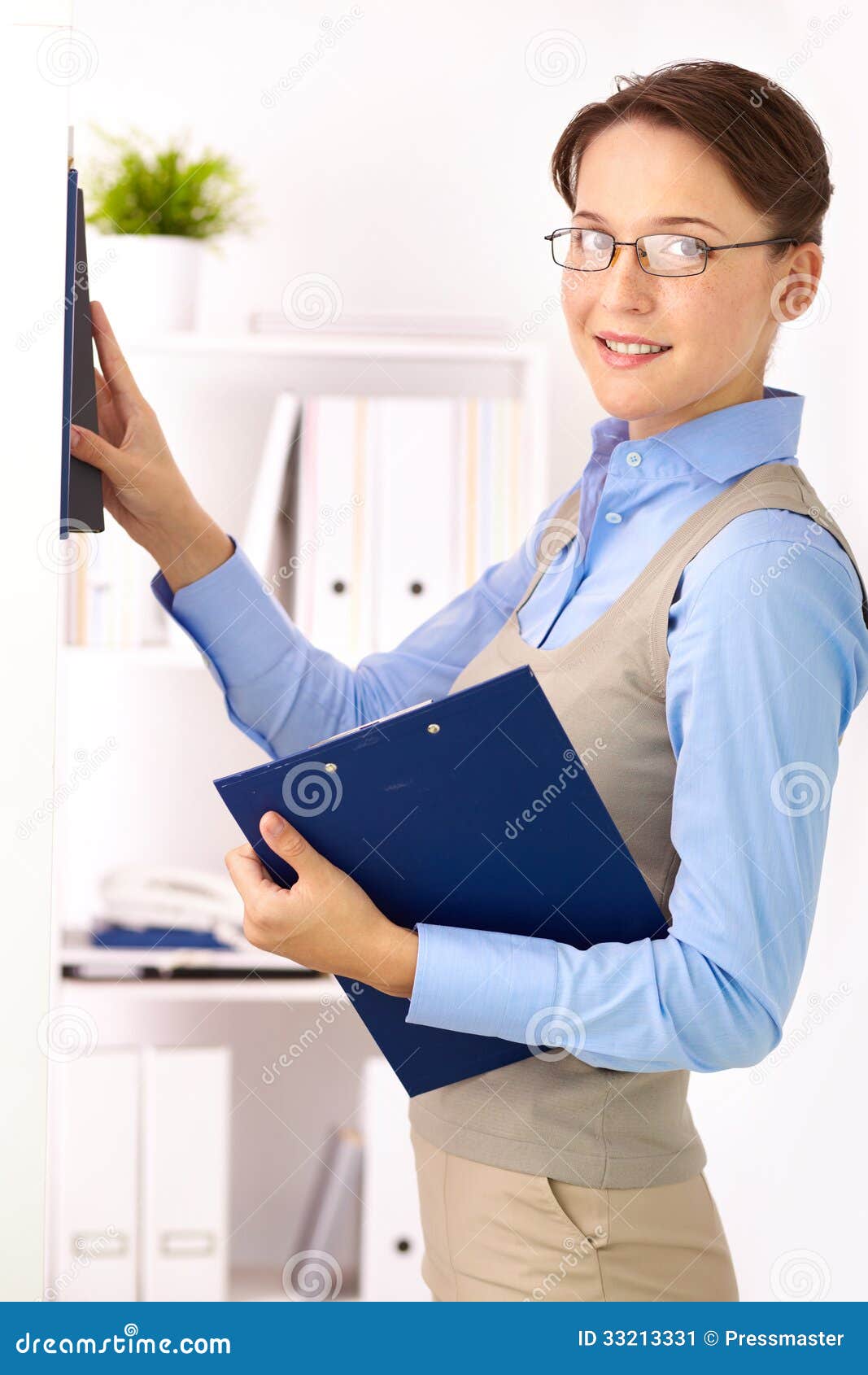 Business lady stock image. Image of eyeglasses, corporate - 33213331