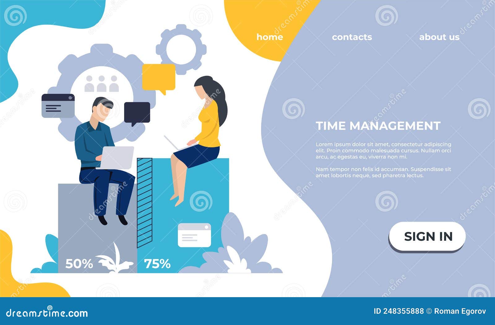 Workflow Optimization And Process Management Icons Showing Continuous Improvement And Automation ...