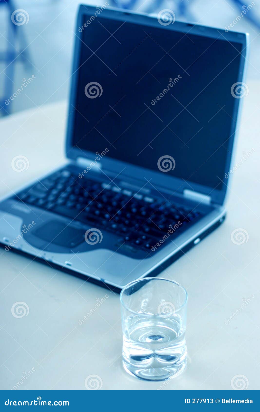 Business laptop stock image. Image of keyboard, refreshing - 277913