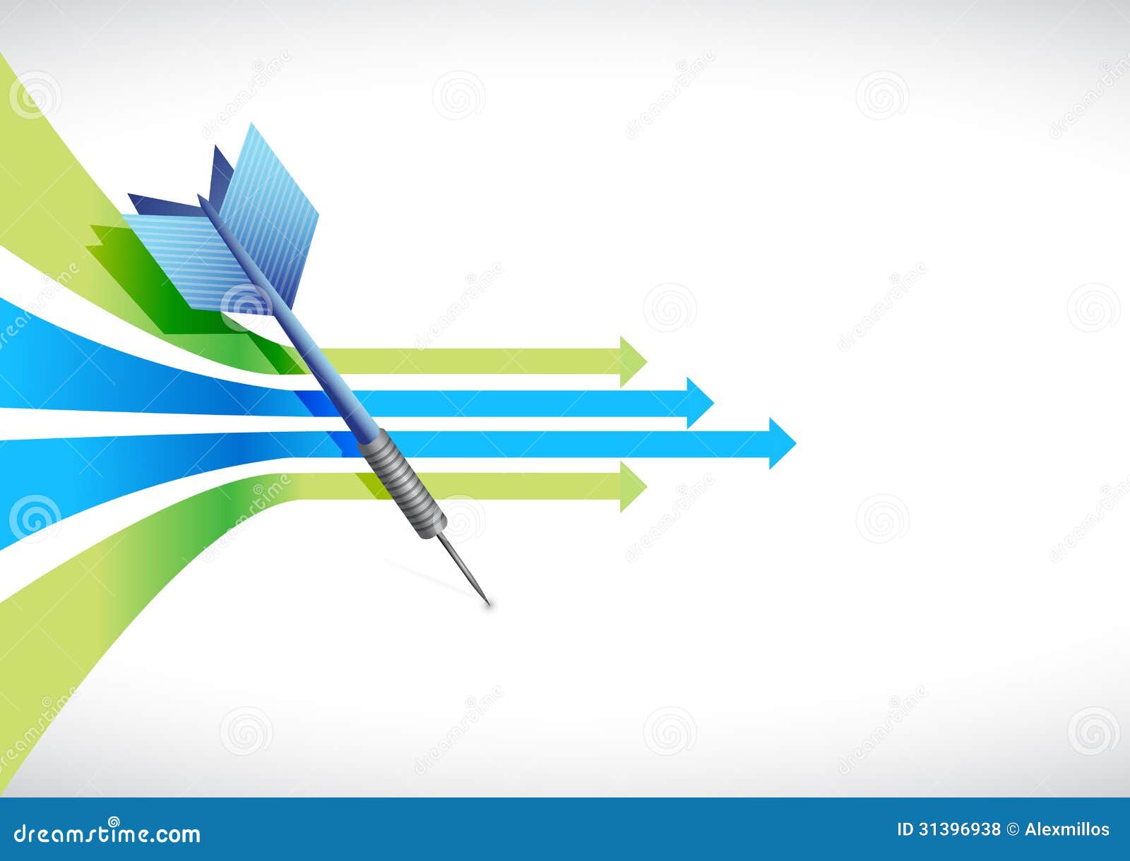 Business Leader Arrow Illustration Stock Illustration - Illustration of ...
