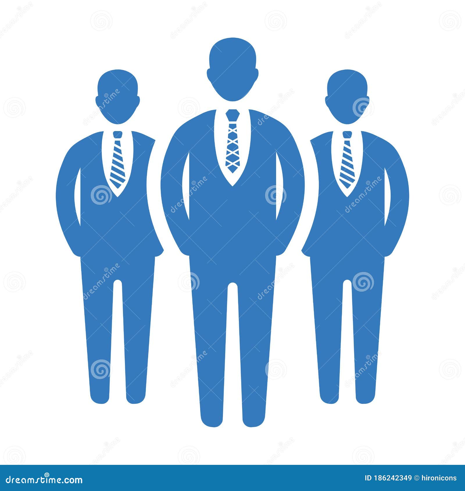 Business Leader, Boss, Leading Icon, Blue Version Stock Vector ...
