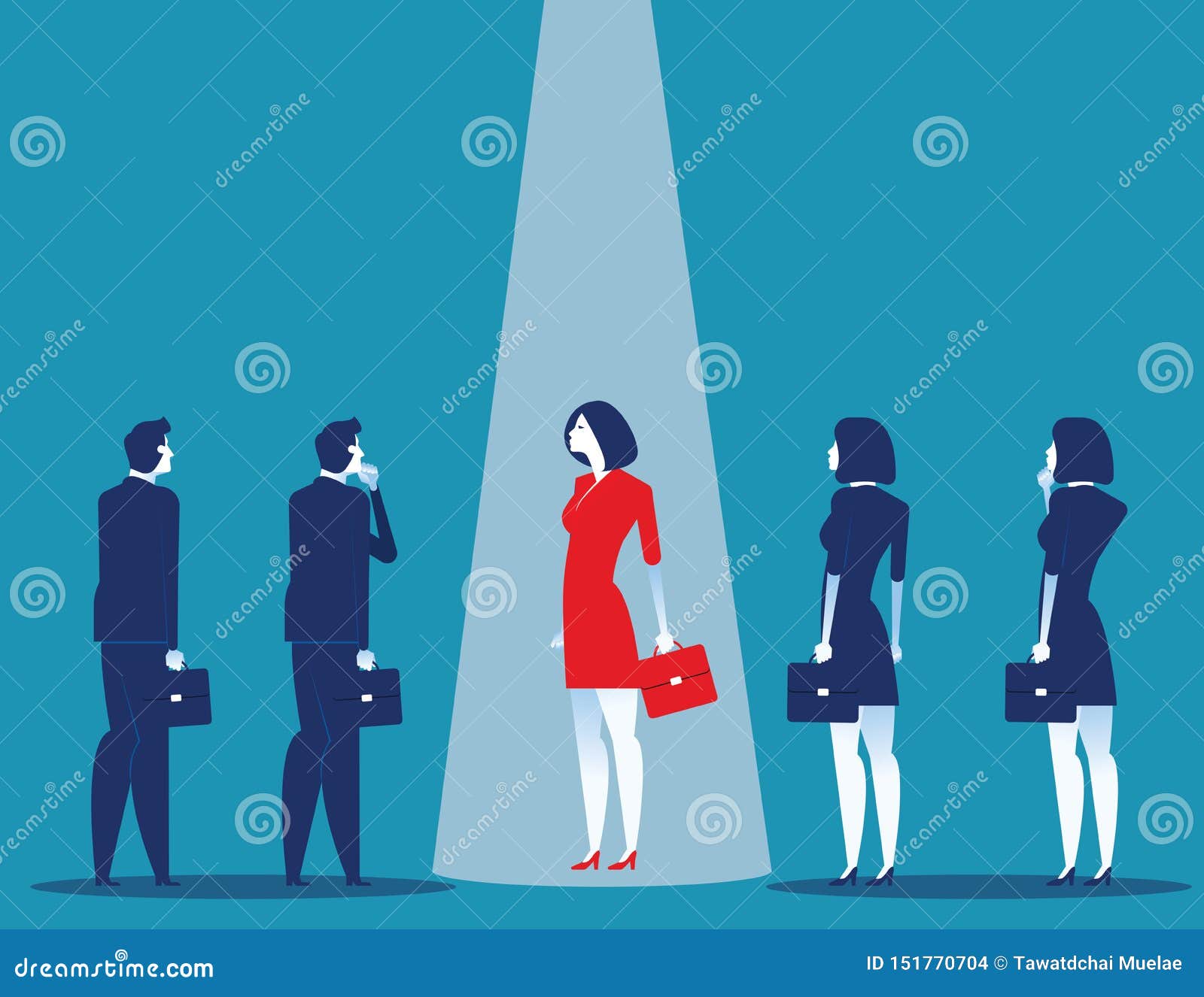 Business Leader. Concept Business Vector Illustration Stock Vector ...