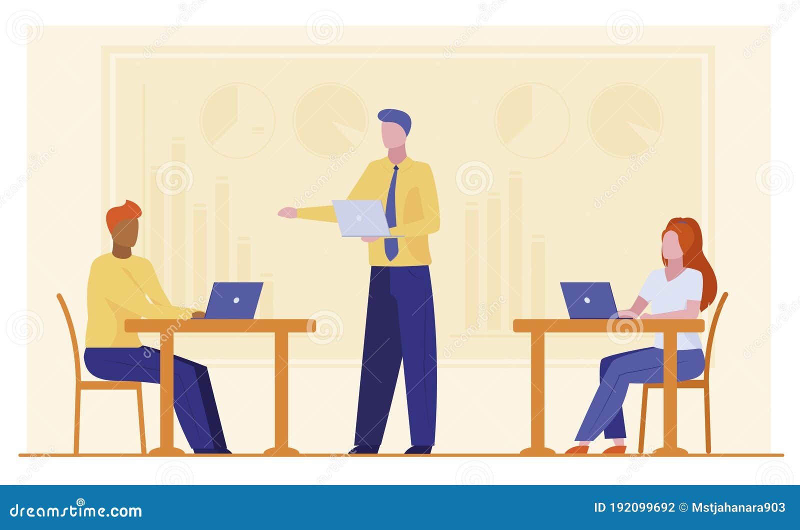 Instructing Stock Illustrations – 1,303 Instructing Stock Illustrations ...