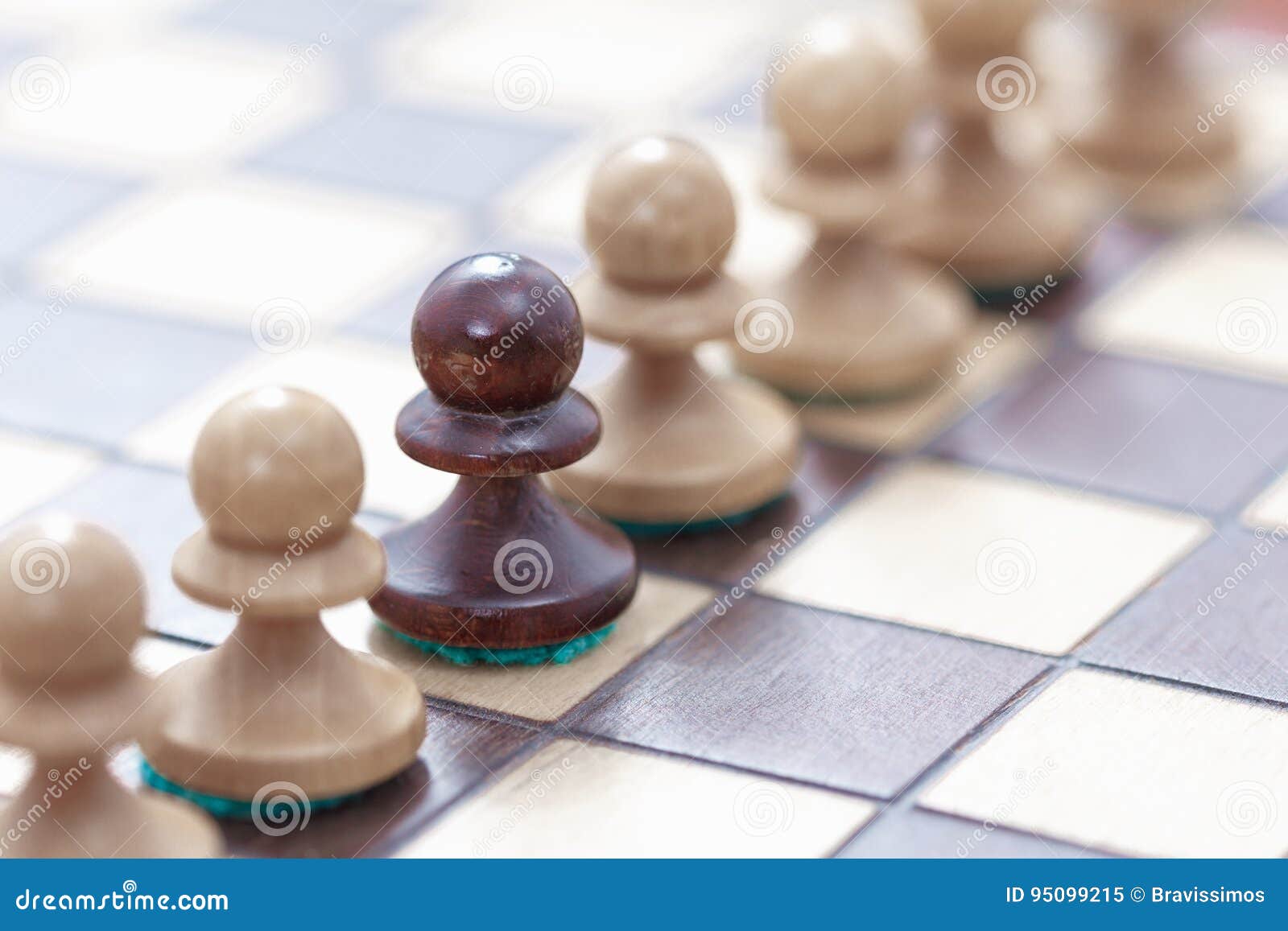 Business Leadership, Teamwork Concept. Game of Chess Stock Image ...