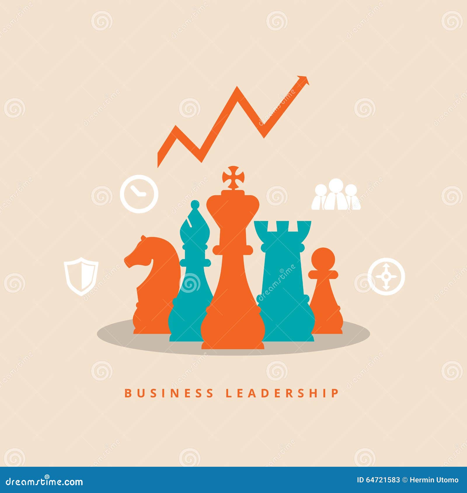 Business Leadership stock vector. Illustration of leading - 64721583