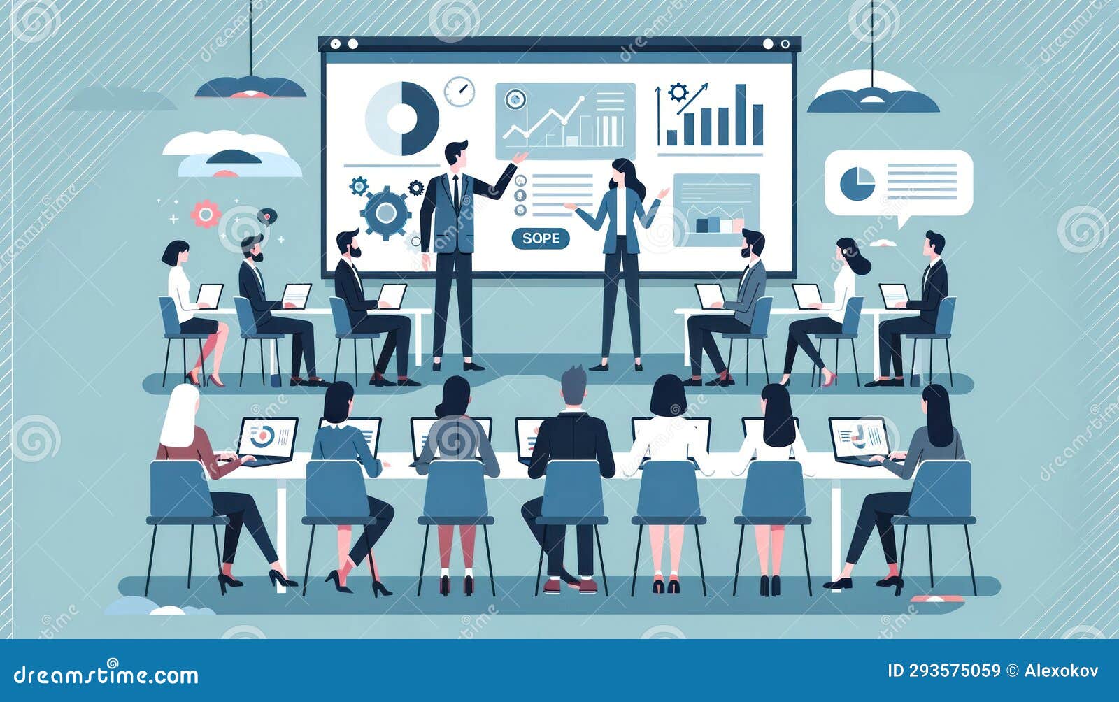 Business Learning Session with Diverse Team AI Generated Stock ...