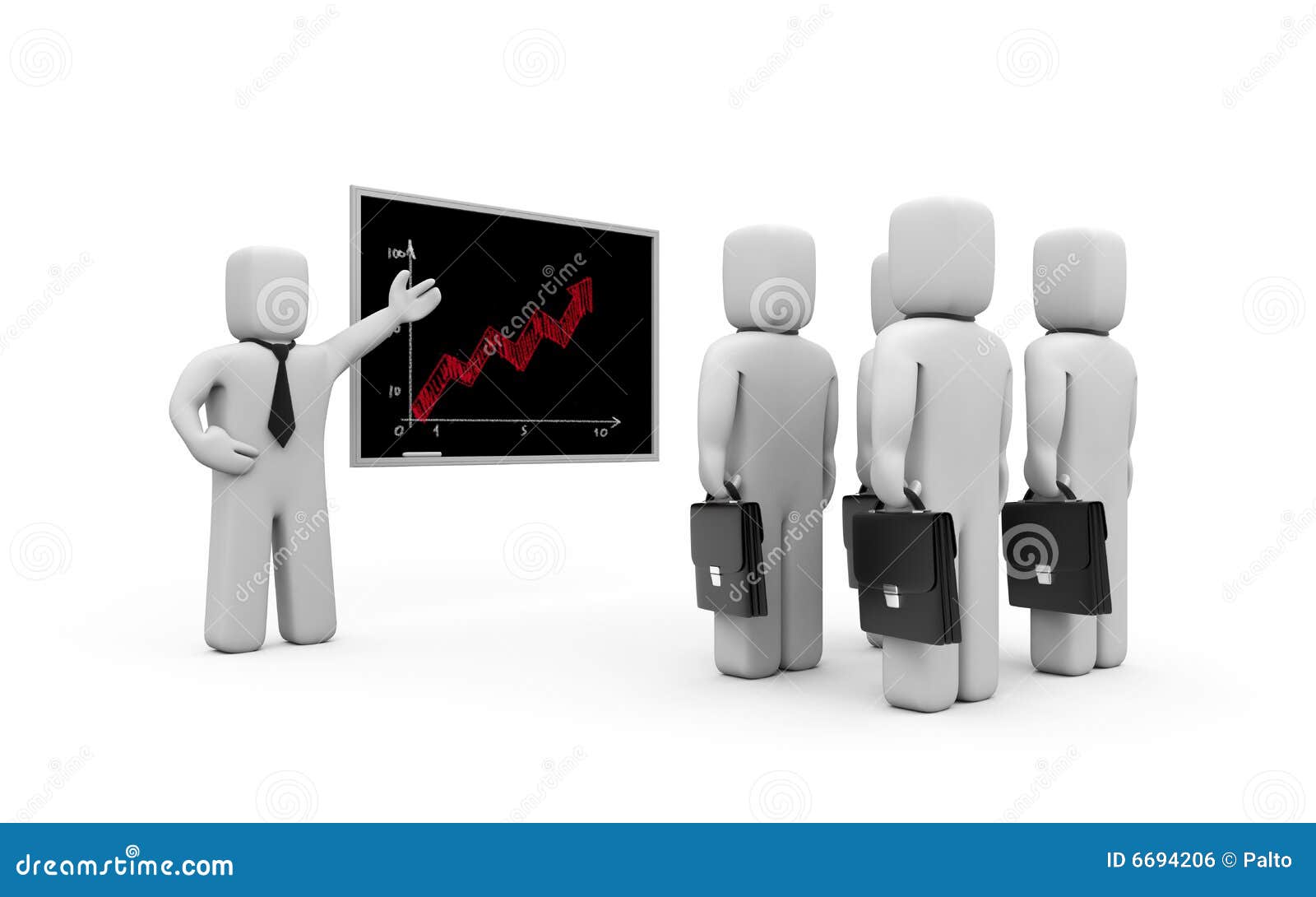 Business Lesson. Improvement of Professional Skill Stock Illustration ...