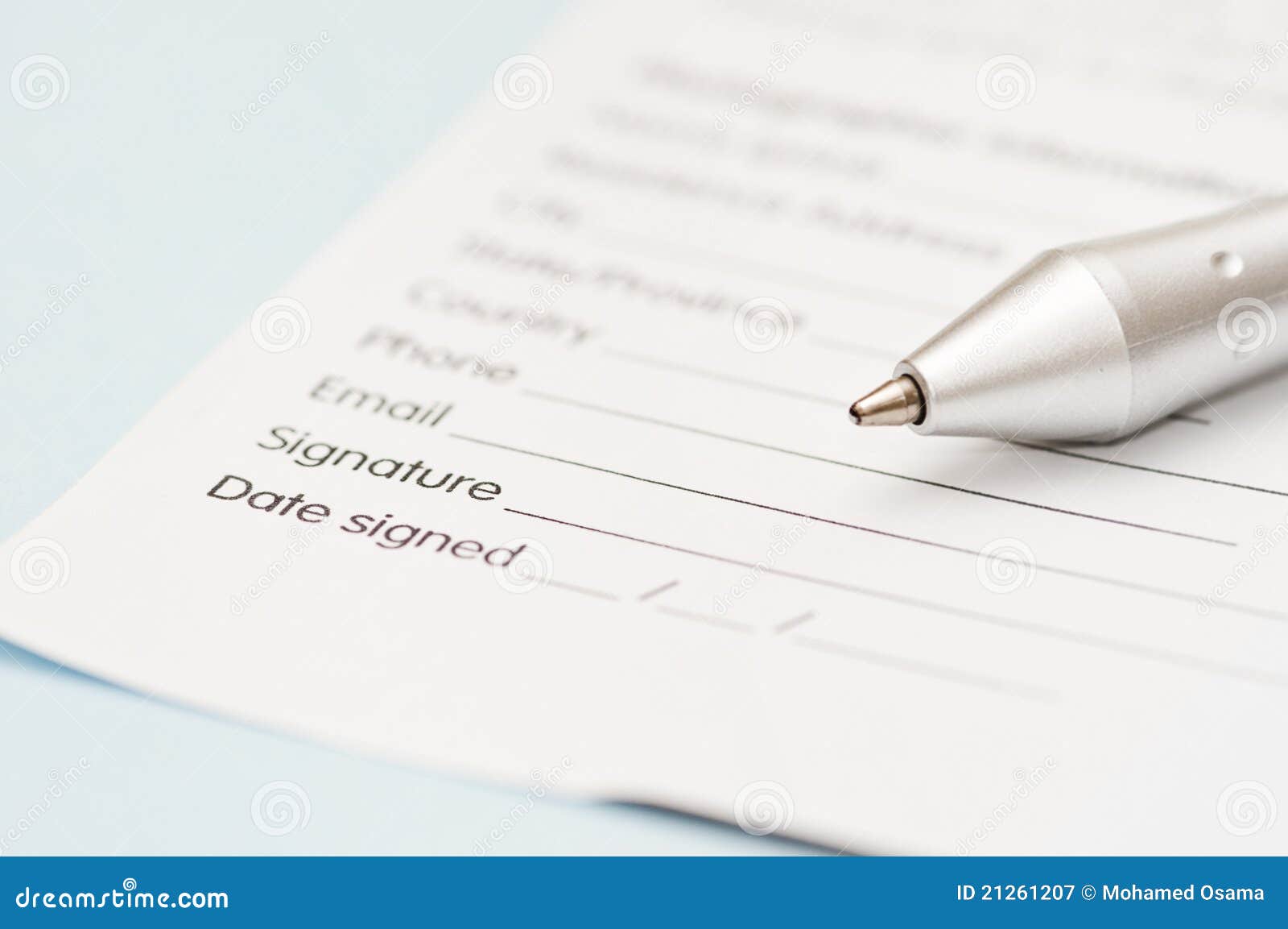 Business Letter Signature stock image. Image of finance - 21261207