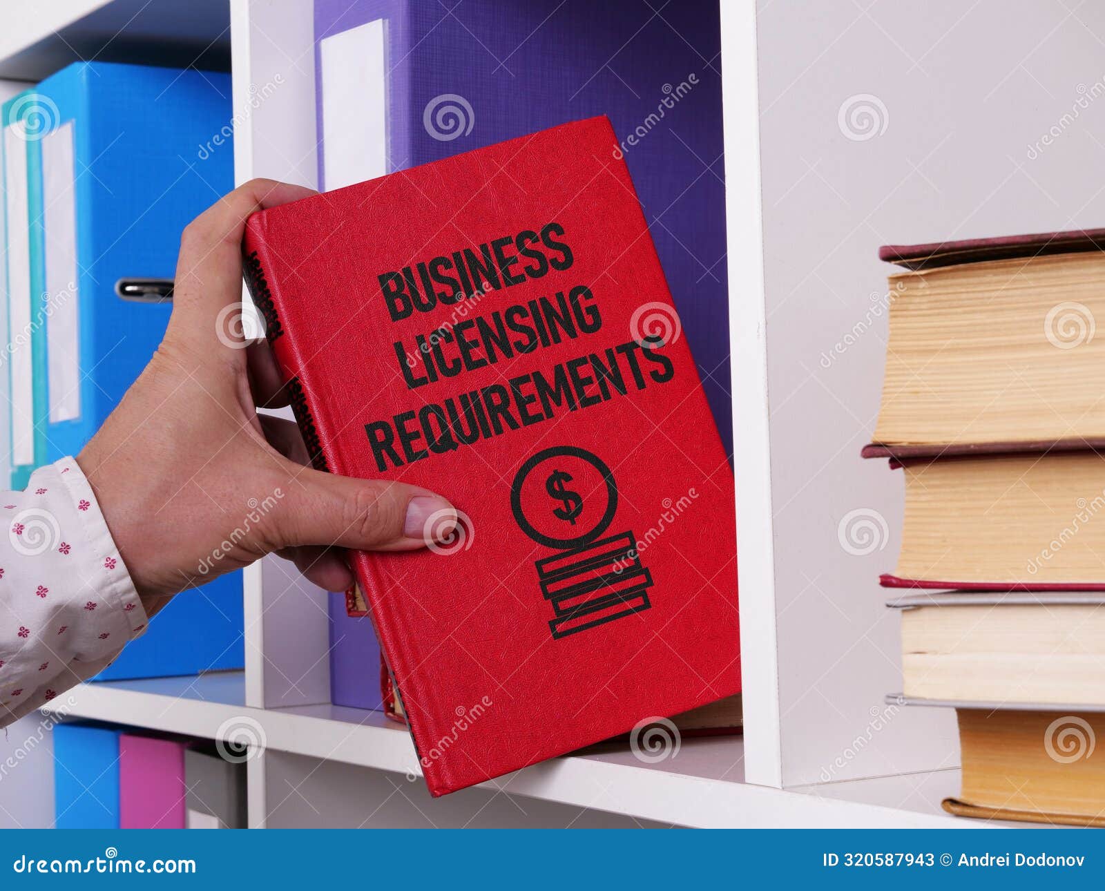 Business Licensing Requirements is Shown Using the Text Stock Image ...
