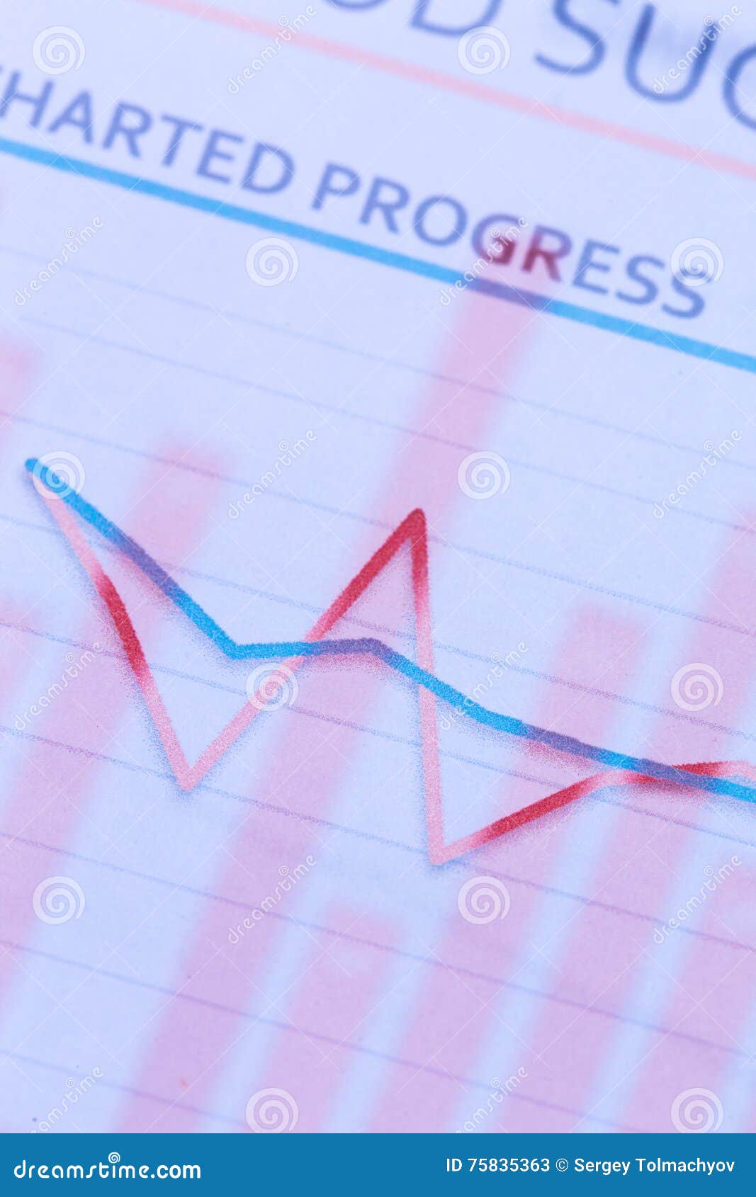 Business Line graph stock image. Image of financial, paperwork - 75835363