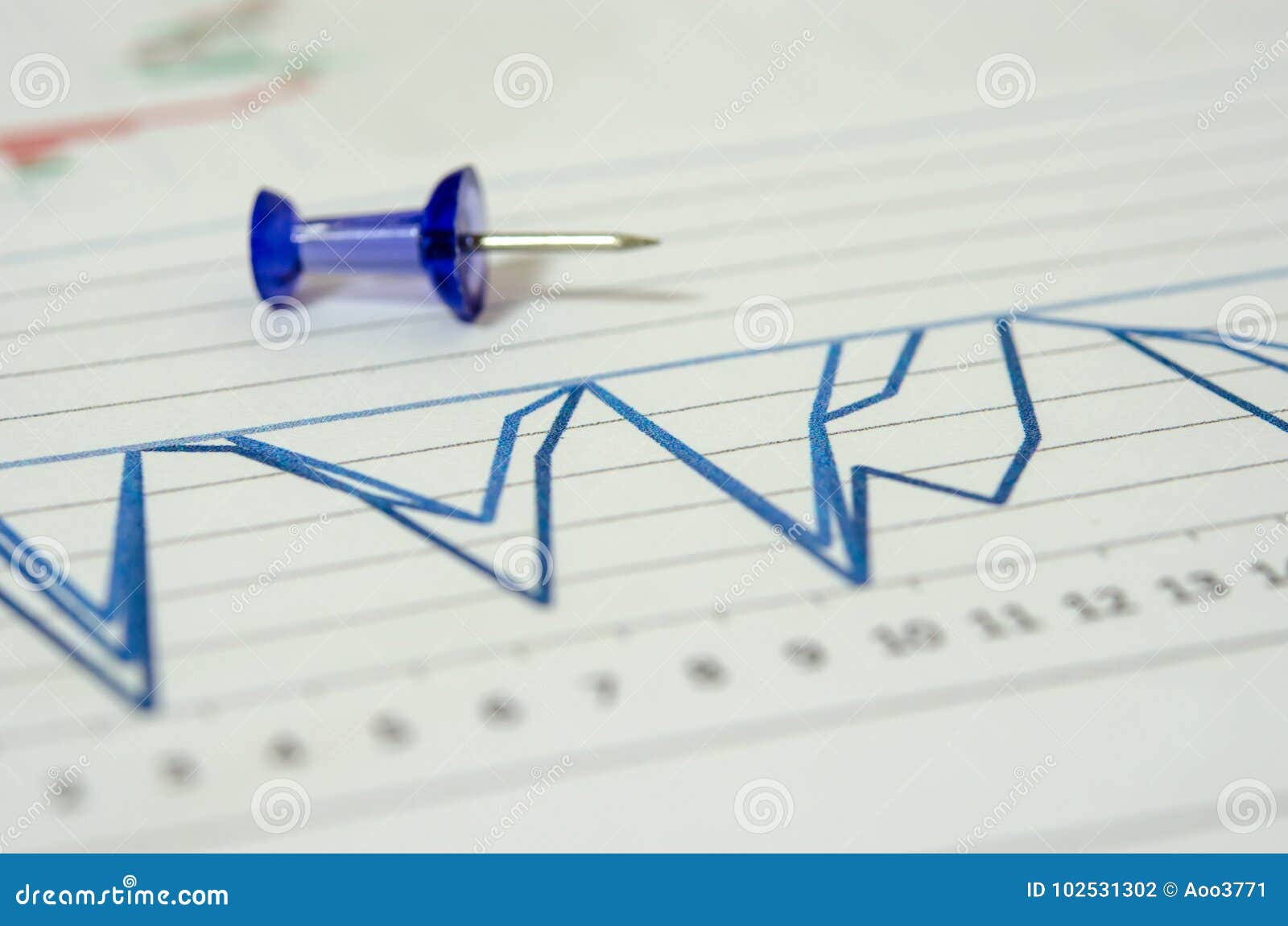 Business Line graph stock photo. Image of plan, work - 102531302