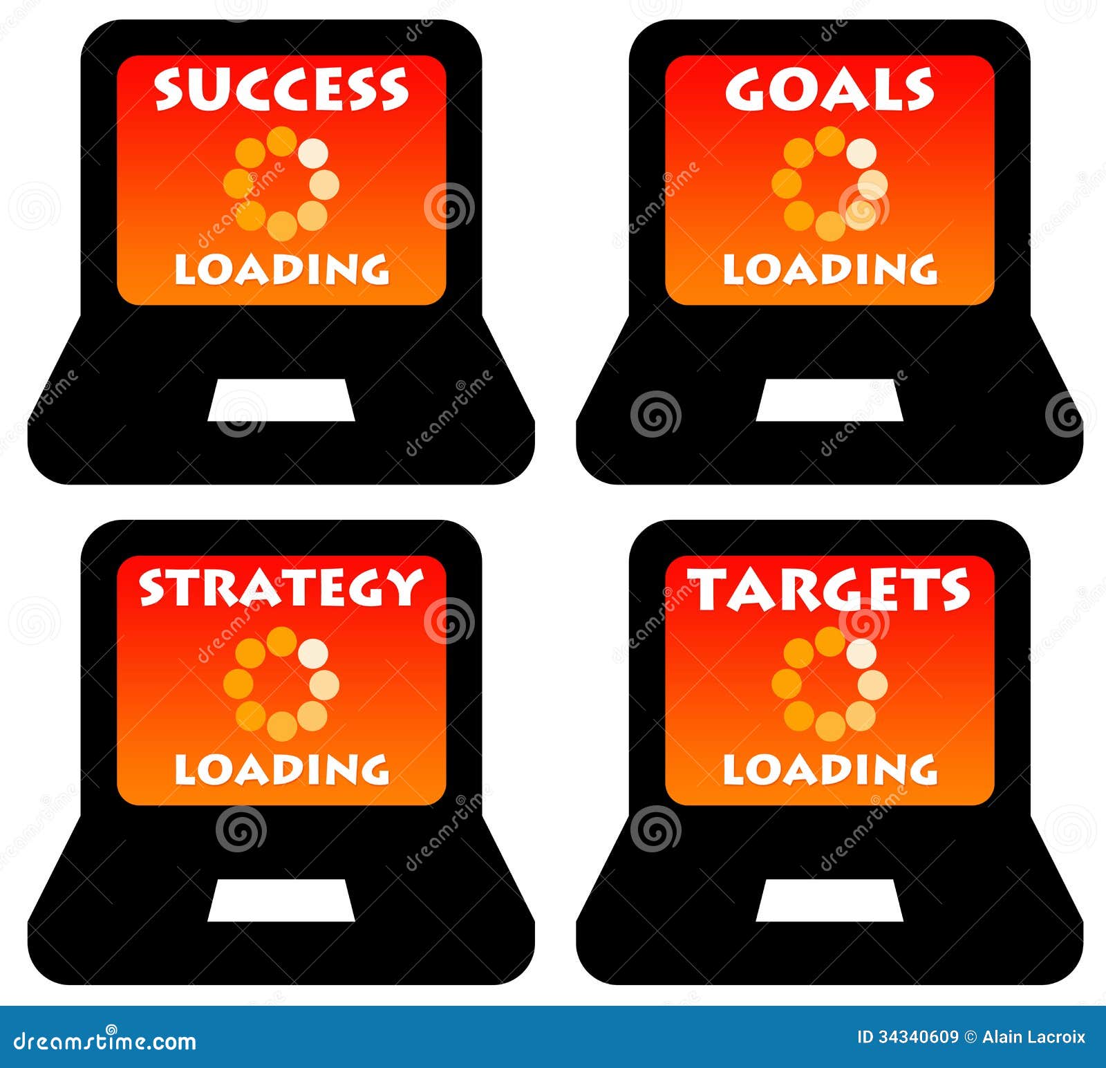 Business loading stock illustration. Illustration of ambition - 34340609