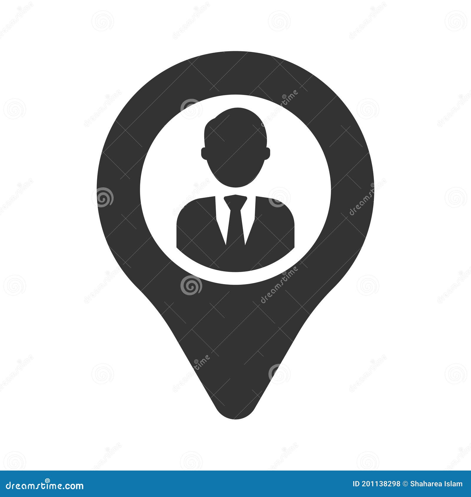 Business location icon stock vector. Illustration of tracking - 201138298