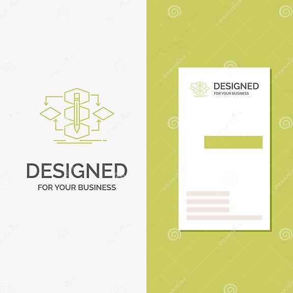 Business Logo for Algorithm, Design, Method, Model, Process. Vertical ...