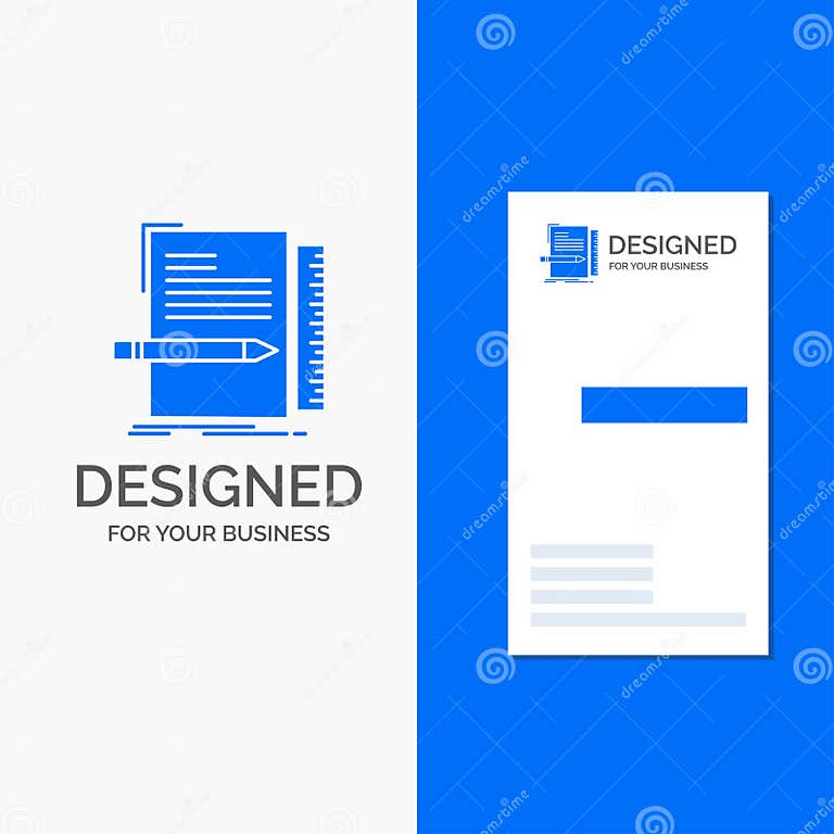 Business Logo For Code Coding File Programming Script Vertical Blue Business Visiting