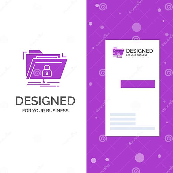 Business Logo for Encryption, Files, Folder, Network, Secure. Vertical ...