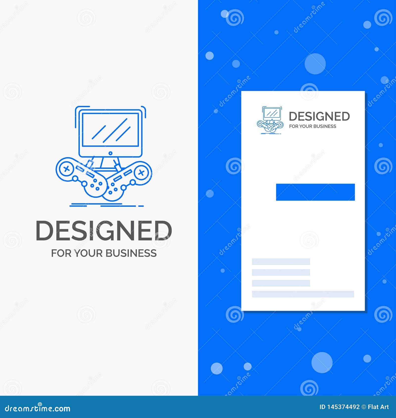 Business Logo for Game, Gaming, Internet, Multiplayer, Online. Vertical ...