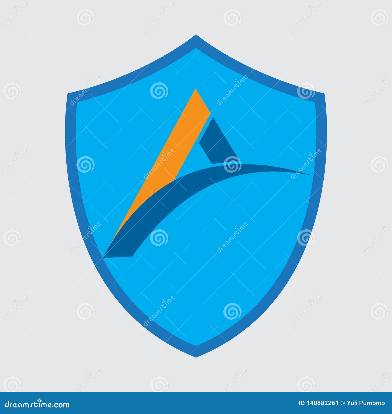 Business logo with shield stock illustration. Illustration of safe ...