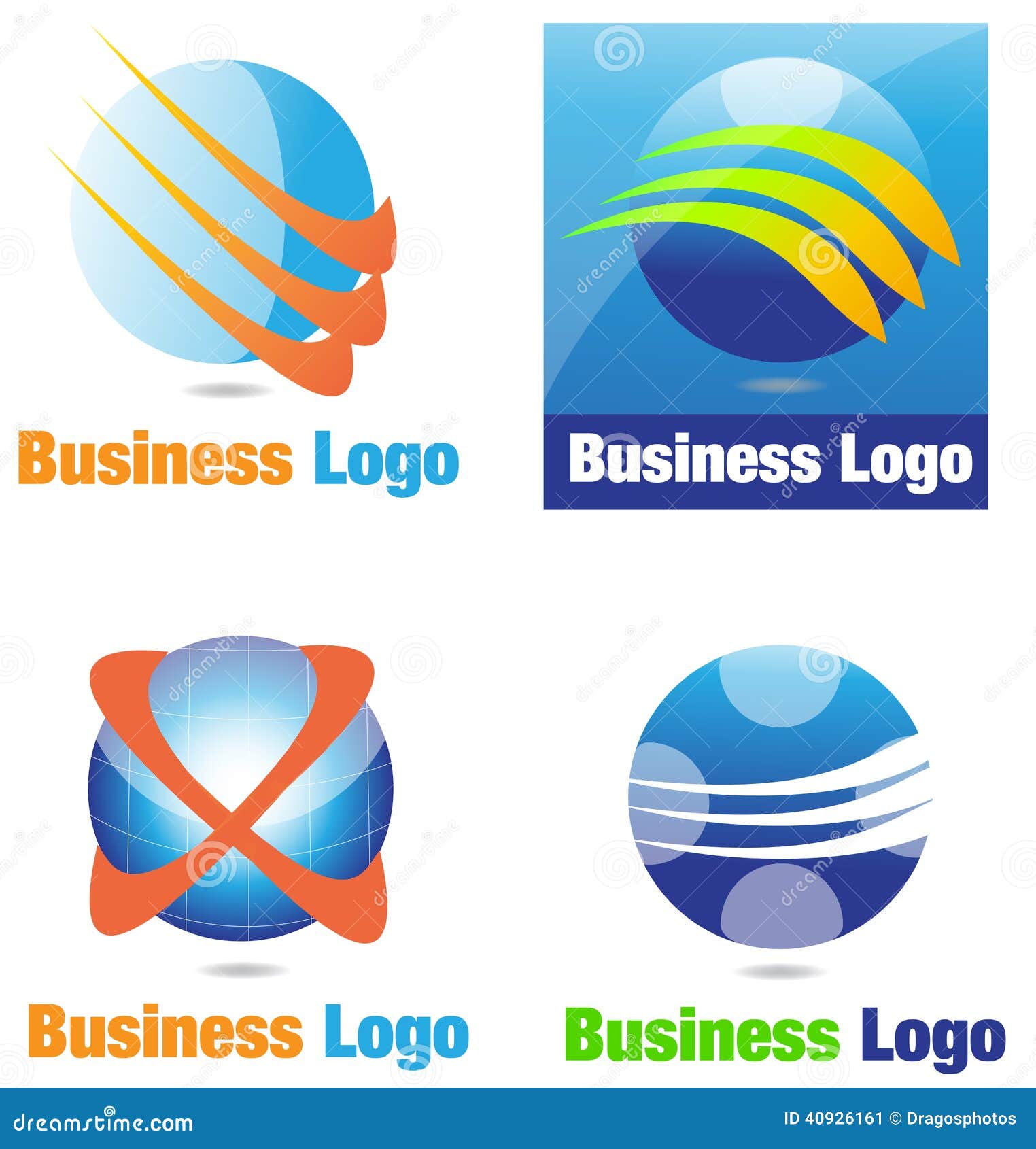 Business Logo Sphere stock illustration. Illustration of look - 40926161