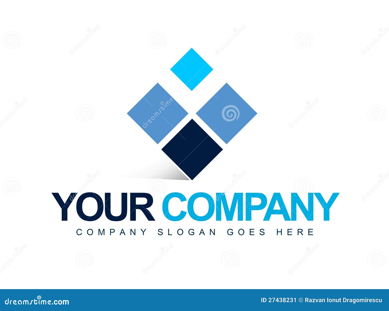 Business Logo Squares stock illustration. Illustration of shape - 27438231