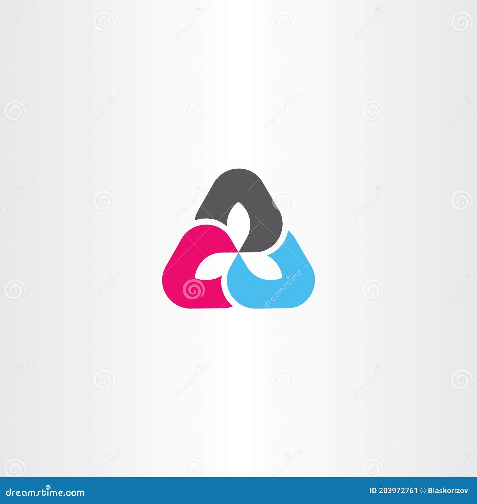 Business Logo Triangle Sign Symbol Element Stock Vector - Illustration ...