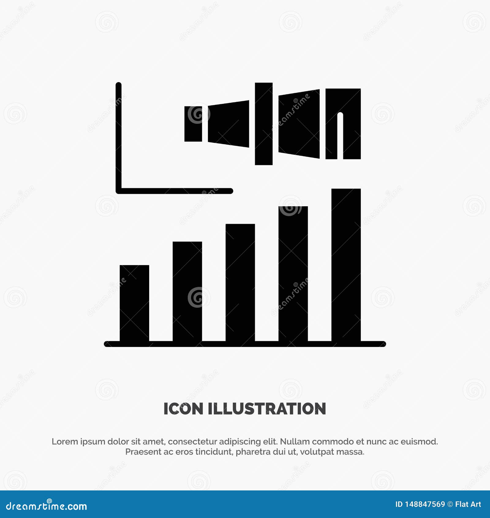 Business, Long, Modern, Term, Vision Solid Glyph Icon Vector Stock ...