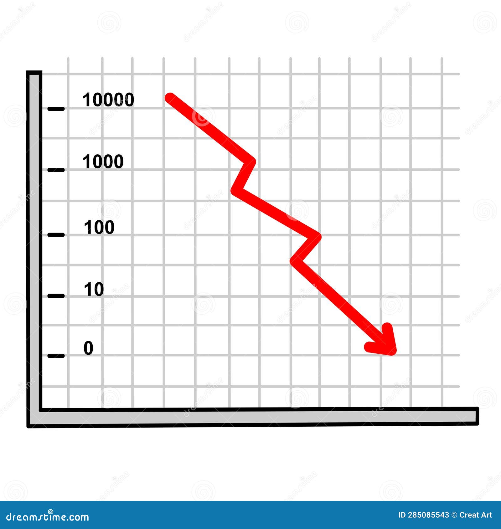 Business Loss Infographic Concept Vector. Losing Money Everyday And ...