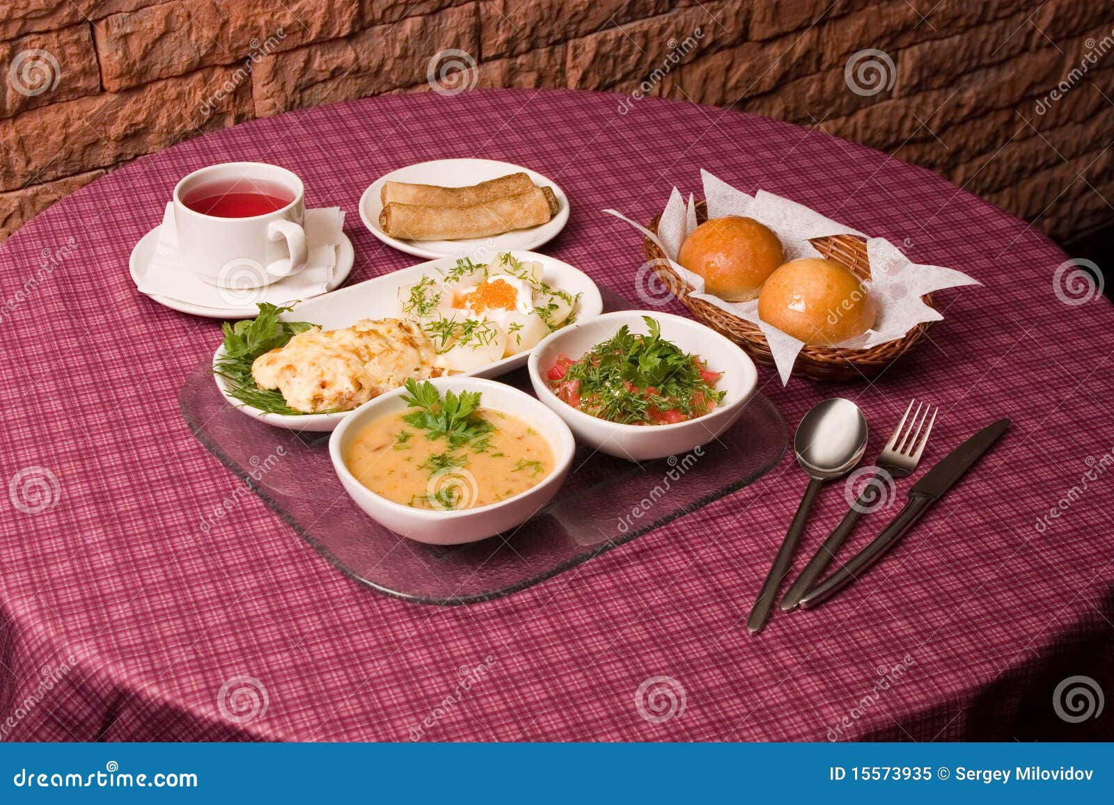 Business lunch stock image. Image of vegetable, lunch - 15573935