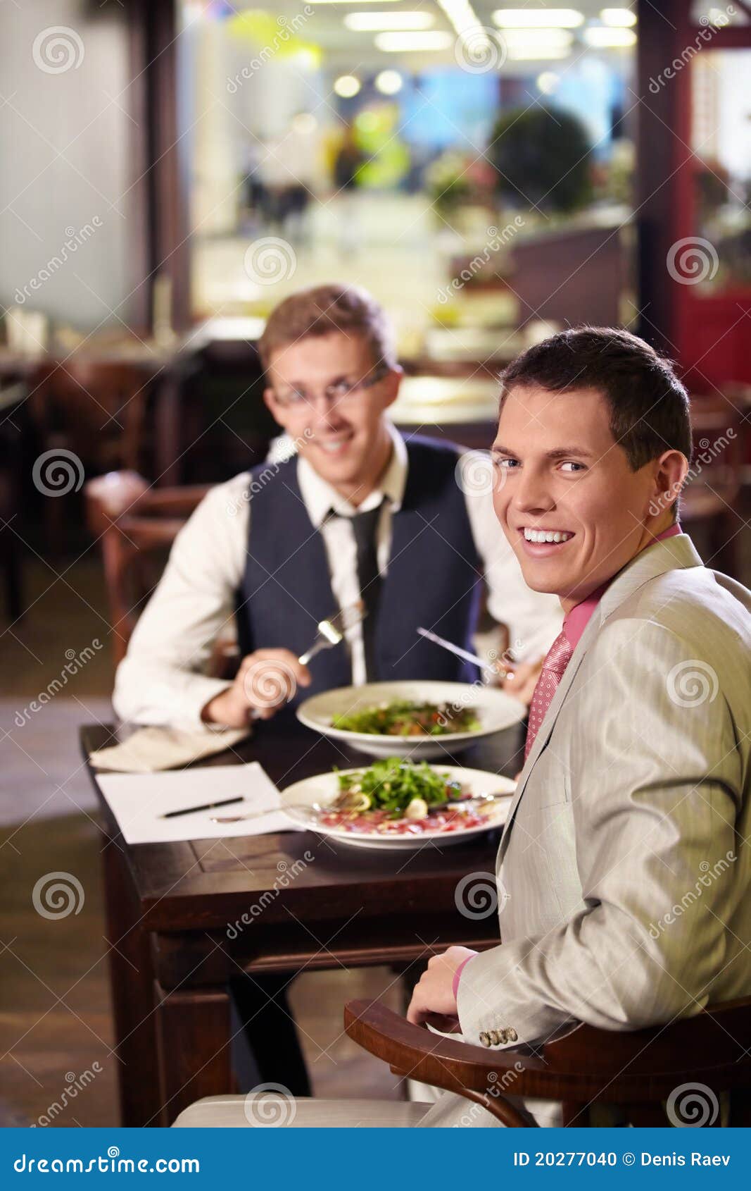 Business lunch stock photo. Image of casual, young, adult - 20277040