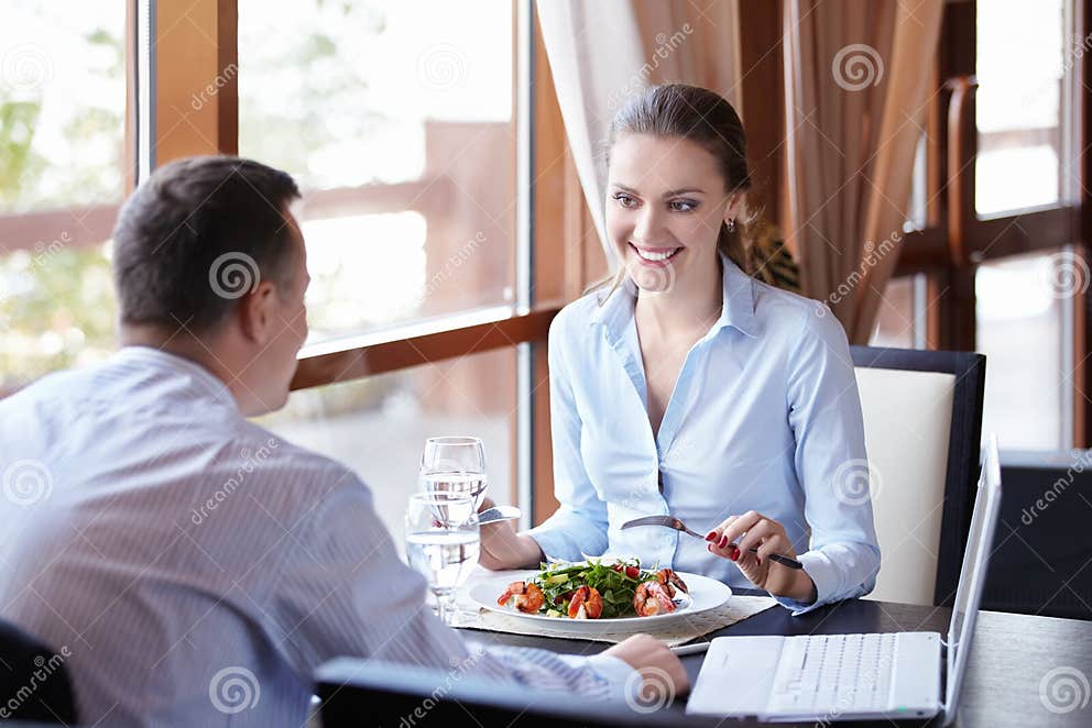Business lunch stock photo. Image of businesspeople, people - 22111292