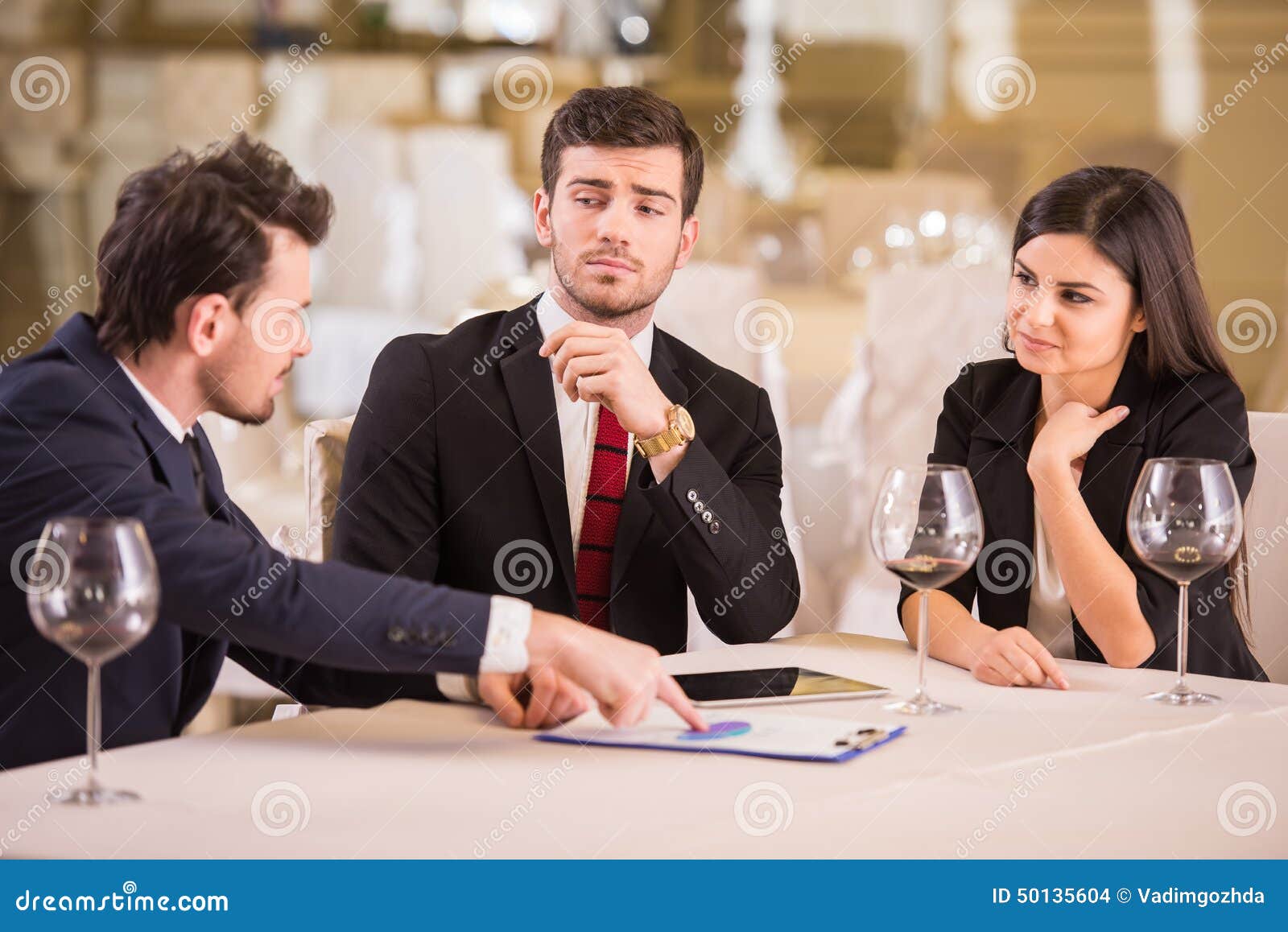 Business lunch stock photo. Image of dinner, discussion - 50135604