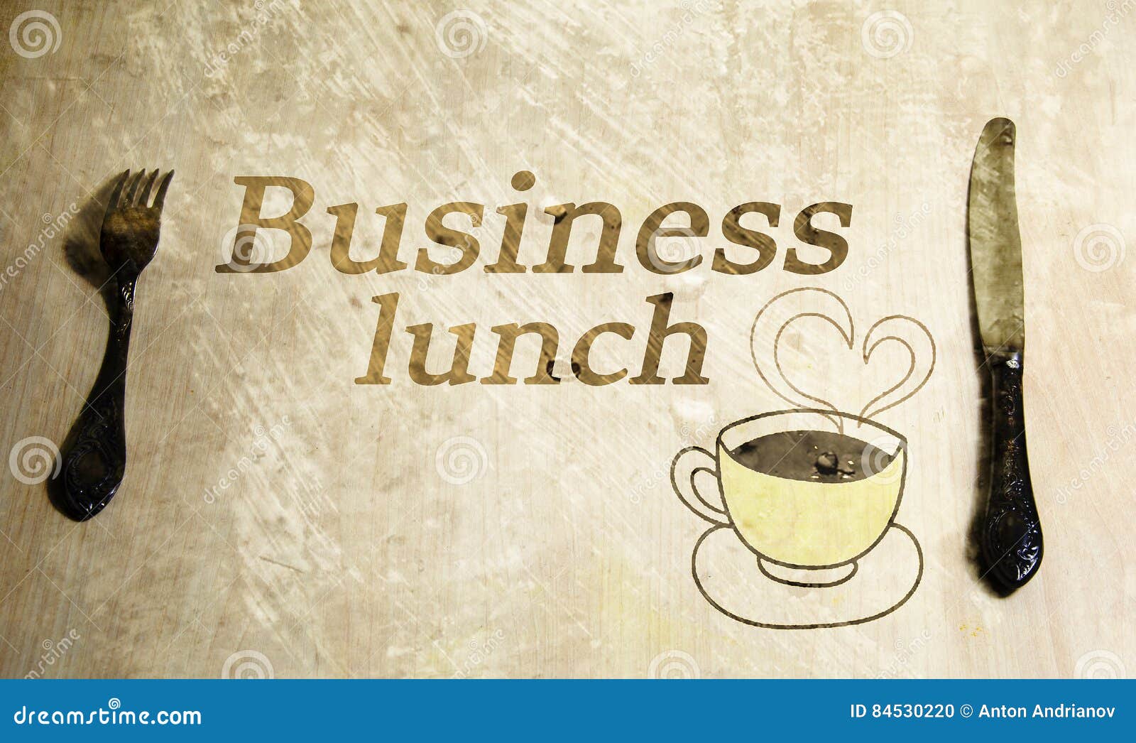 Business lunch. stock photo. Image of decoration, meal - 84530220