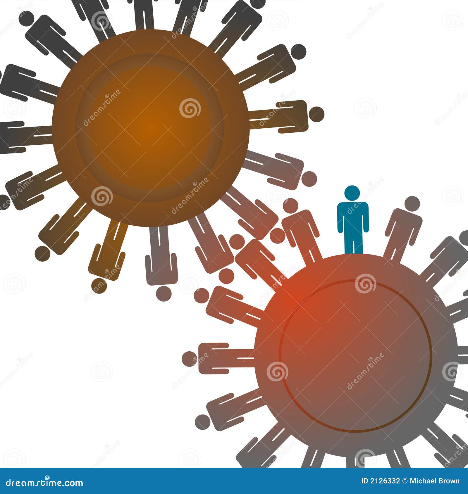 Business Machine People stock vector. Illustration of teeth - 2126332