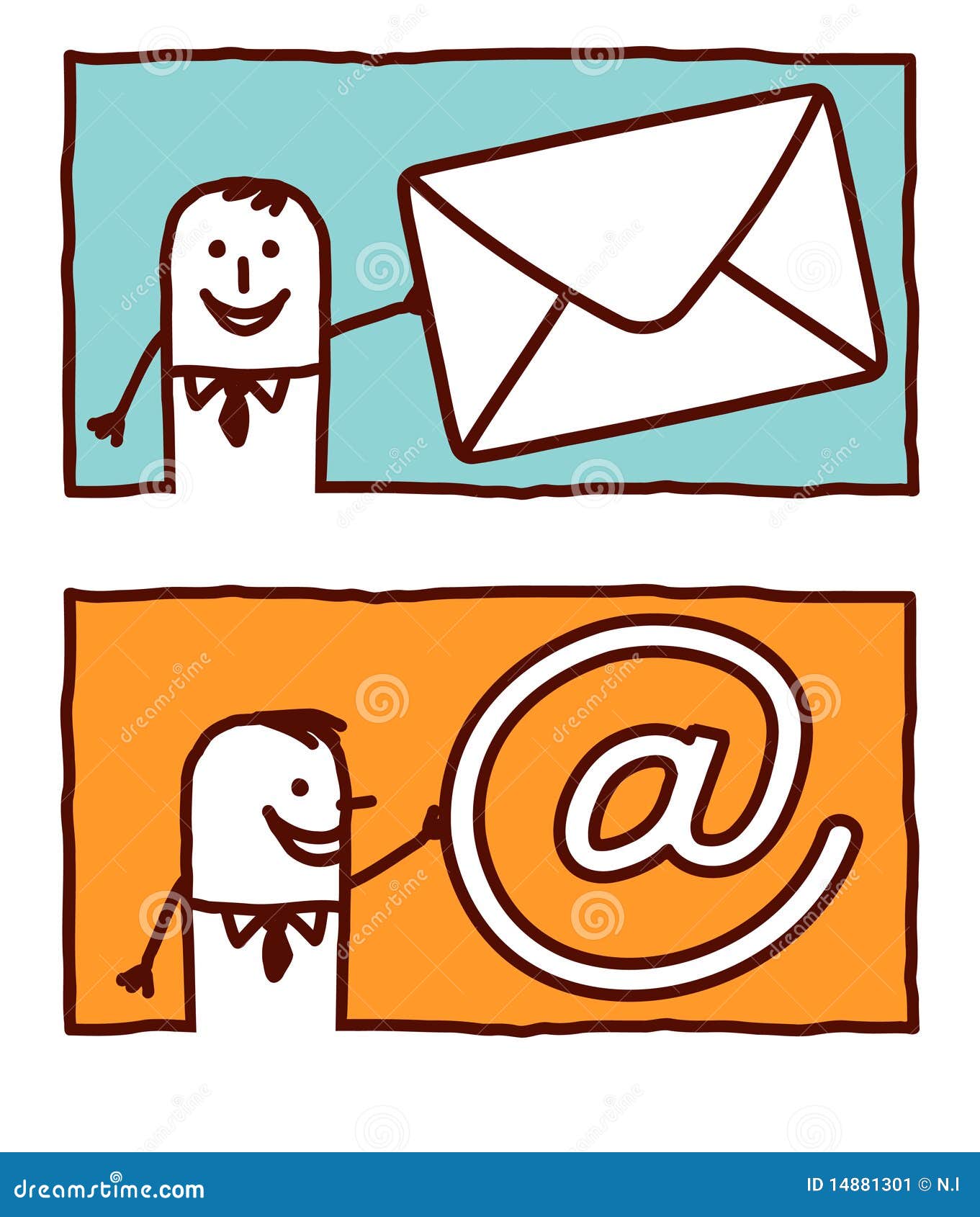 Business & mail stock vector. Illustration of outline - 14881301