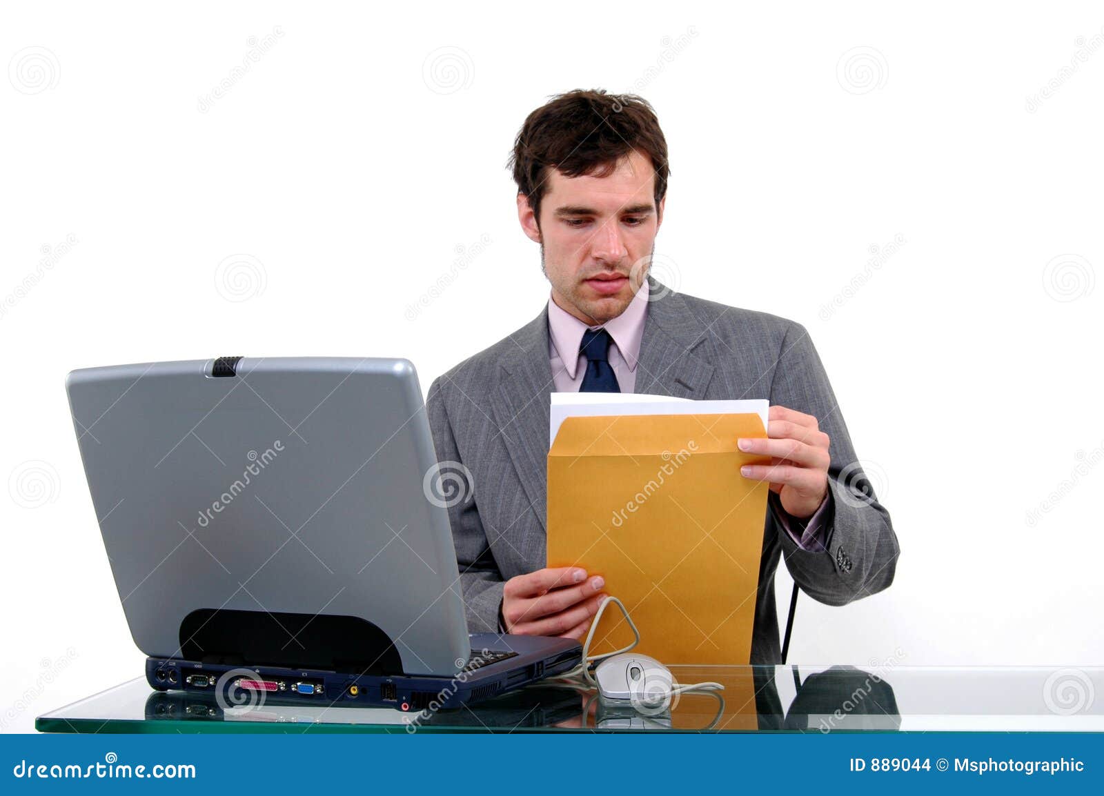 Business Mail stock photo. Image of clerk, employee, papers - 889044