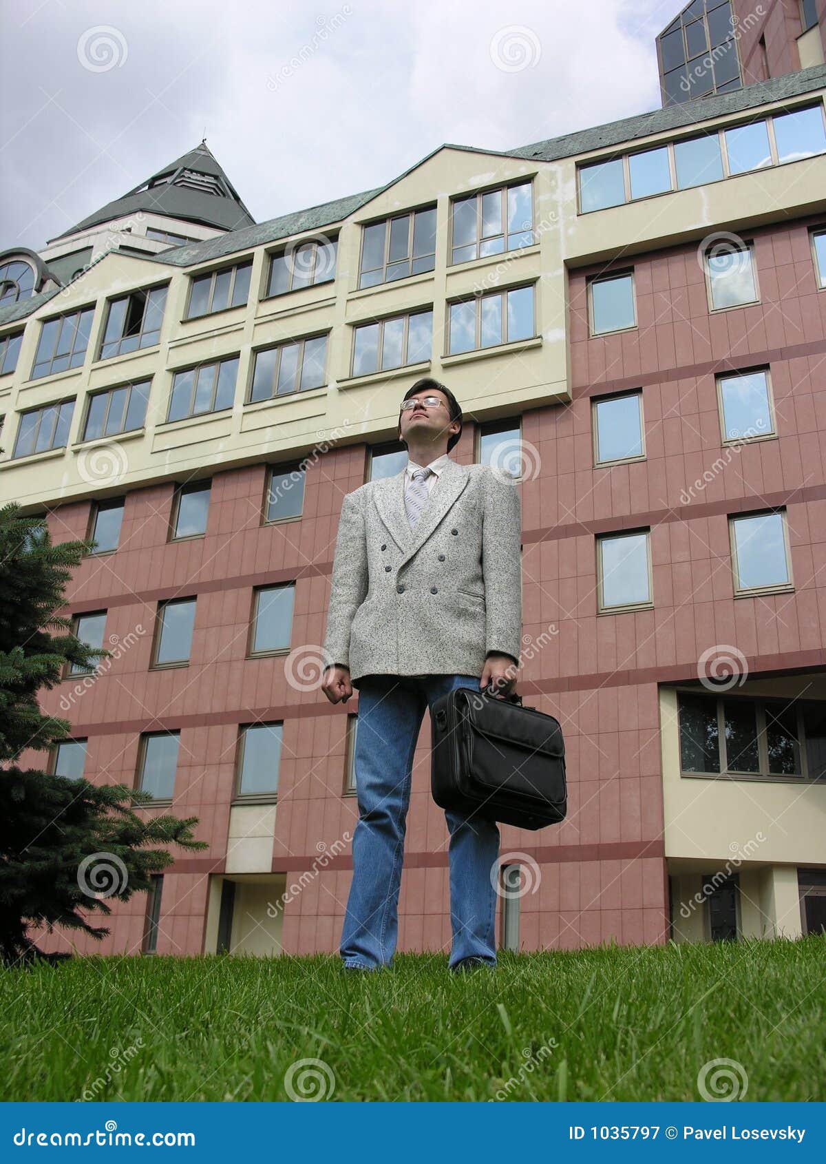 Business man stock image. Image of architecture, success - 1035797