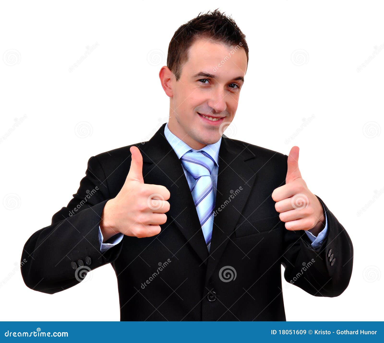 Business man stock image. Image of happy, approval, gesture - 18051609